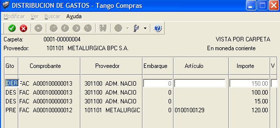 Determinación de los costos de importación